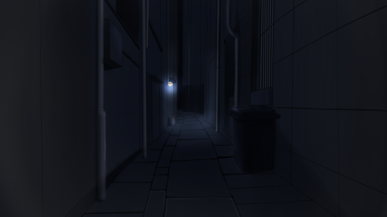 Suspicious Back Alley – Free Illustration of a Dark Urban Background ...